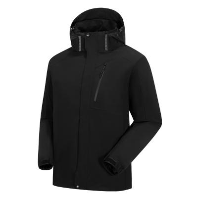 China 3-in-1 Convertible Soft Shell Jacket with Detachable Down Liner and Windproof Water-Repellent Outdoor Windbreaker for sale