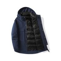 China Windproof Water-Repellent Windbreaker Down Jacket with Premium Down Insulation and Ergonomic Articulated Fit for Mountaineering for sale