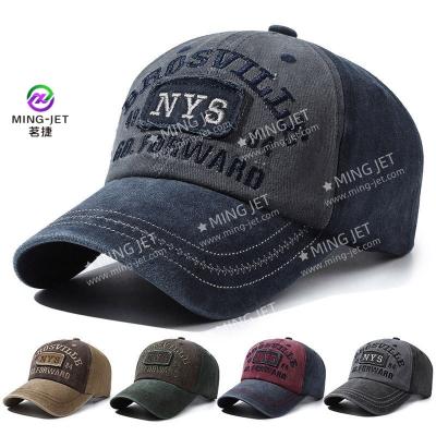 China Breathable Adjustable Fit Baseball Cap with Raised 3D Embroidery for Outdoor Sports for sale