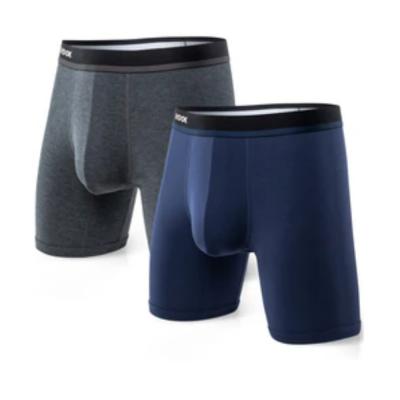 China Stretchy Mid ‑ Thigh Mid‑thigh Men's Breathable Boxer Briefs For Gym Workouts for sale