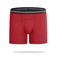 China Cozy Contoured Mid ‑ Thigh Men's Breathable Boxer Briefs For Gym Workouts for sale