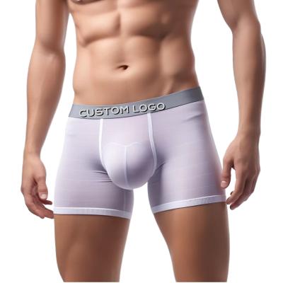 China Supple Tender Minimal Men's Breathable Boxer Briefs For All ‑ Day Wear for sale