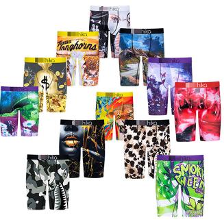 China Moisture ‑ Wicking Soothing Sporty Men's Breathable Boxer Briefs For Outdoor Activities for sale