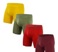 China 4-Way Stretch Sustainable Eco-Friendly Men's Boxer Briefs with Chafe-Free Fit for Outdoor Activities for sale