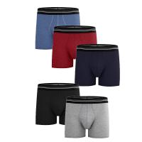 China Breathable Plush Washable Men's Performance Boxer Briefs with Moisture Wicking for All-Day Comfort for sale