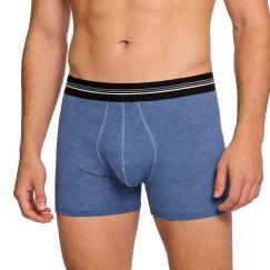 China Breathable Plush Washable Men's Performance Boxer Briefs with Moisture Wicking for All-Day Comfort for sale