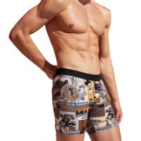 China Quick-Dry Cotton Men's Performance Boxer Briefs with Anti-Chafe Stay-Put Design and 4-Way Stretch for Gym Workouts for sale