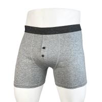 China Long-Leg Plush Cotton Men's Boxer Briefs with 360° Breathable Moisture Control and Commute-Tailored No-Ride-Up Fit for sale