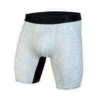China Plush Moisture-Wicking Men's Boxer Briefs with 4-Way Stretch and Stay-Put Contoured Fit for Gym Workouts for sale
