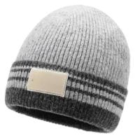 China Striped Warm Versatile Knitted Hat for Autumn and Winter Beanie for sale