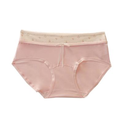 China Supple Lace Trim Breathable Modal Ladies' Briefs with Precision Fitting Silhouette for sale
