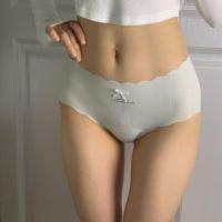 China Lightweight Buttery Polished Breathable Ice-Silk Ladies' Briefs with Seamless No-Show Design for Daily Commuting for sale
