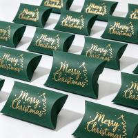 China In-Stock Gold-Stamped Christmas Tree Gift Box with Food-Safe Construction for Holiday Decoration for sale