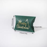China In-Stock Gold-Stamped Christmas Tree Gift Box with Food-Safe Construction for Holiday Decoration for sale