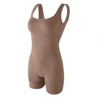 China Seamless Chafe-Free Pilates Bodysuit with 4-Way Stretch Nylon and Snug Body-Contouring Silhouette for sale