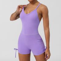 China Buttery Soft Microfiber Quick-Dry Eco-Friendly Recycled Materials Activewear Bodysuit for Sports Training for sale