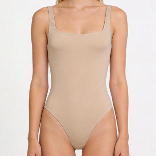 China Buttery Soft Stretch Nylon Activewear Bodysuit with Tailored Fitting Silhouette and Moisture-Wicking for Everyday Active Life for sale