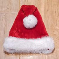 China Thickened Soft Velvet Christmas Santa Hat for Adults - Universal Size & Reusable Festive Hat for sale