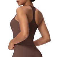 China Minimal Moisture-Wicking Women's Sports Top with Breathable Polyamide Fabric for Gym Workouts for sale