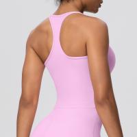 China Minimal Moisture-Wicking Women's Sports Top with Breathable Polyamide Fabric for Gym Workouts for sale