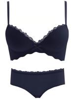 China Elegant Christmas Lace Bra Set with Breathable Fabric and Durable Lace Craftsmanship for Versatile Multi-Scene Use for sale