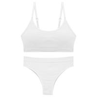 China Quick-Dry Unrestricted Fit Breathable Fabric Sports Bra Set for Yoga and Home Workouts for sale