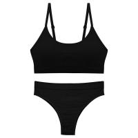 China Quick-Dry Unrestricted Fit Breathable Fabric Sports Bra Set for Yoga and Home Workouts for sale