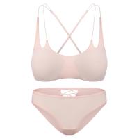 China Ultra-Lightweight 360° Full-Breathable Seamless Jelly Sports Bra with Adjustable Racerback Straps for sale