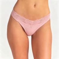 China Invisible No-Show Breathable Open-Work Elastic Soft-Stretch Lace Women's Thong for Summer for sale