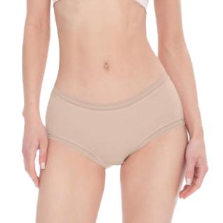 China Seamless Construction Breathable Porous Knit Tag-Free Ultra-Soft Fabric Women's Briefs for Daily Lounge for sale