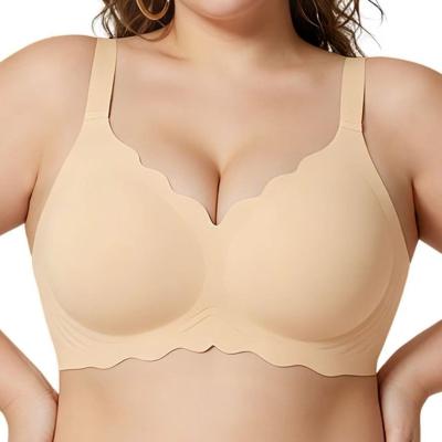 China Plus Size Seamless Jelly Sports Bra with Plush Soft Fabric and Wireless Seamless Support for Everyday Outdoor Activities for sale