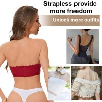 China Stylish Soothing Unnoticeable Jelly Strapless Bra Seamless Jelly Bra for Casual Outings Under Skirts for sale