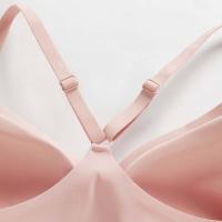 China Breathable Seamless Smooth Microfiber Jelly Sports Bra - Wireless Jelly Sports Bra for Walking Jogging Light Exercise for sale