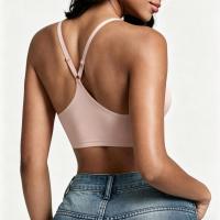 China Breathable Seamless Smooth Microfiber Jelly Sports Bra - Wireless Jelly Sports Bra for Walking Jogging Light Exercise for sale