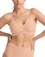 China Ergonomic Seamless Stretchy Jelly Sports Bra Wireless Jelly Support Bra for Running and Gym Workouts for sale