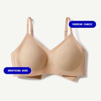 China Ergonomic Seamless Stretchy Jelly Sports Bra Wireless Jelly Support Bra for Running and Gym Workouts for sale