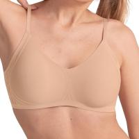 China Ergonomic Seamless Stretchy Jelly Sports Bra Wireless Jelly Support Bra for Running and Gym Workouts for sale