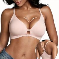 China Breathable Seamless Smooth Microfiber Jelly Sports Bra - Wireless Jelly Sports Bra for Walking Jogging Light Exercise for sale