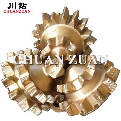 China 14 3/4inch IADC 127Steel tooth tricone roller cone rock drill bit Milled Tooth bit for Well Drilling for sale