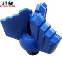 China Tungsten Carbide 10 Inch 3 Wings Step Water Well PDC Drill Bit for sale