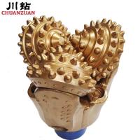 China 9 7/8 Inch IADC 627 Water Well TCI Tricone Rock Drill Bit For High Compressive Strength for sale
