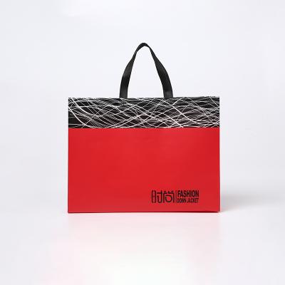 China Wholesale with logo print red shopping bag nonwoven bags for sale