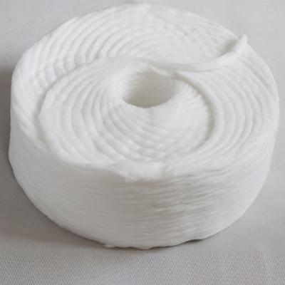 China Factory direct sale bleached 100% pure cotton medical absorbent cotton sliver for sale