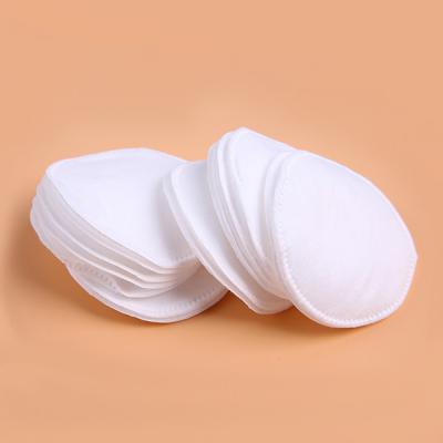 China Edge stitched 6cm diameter natural cotton round beauty cotton pads  for makeup remove for sale