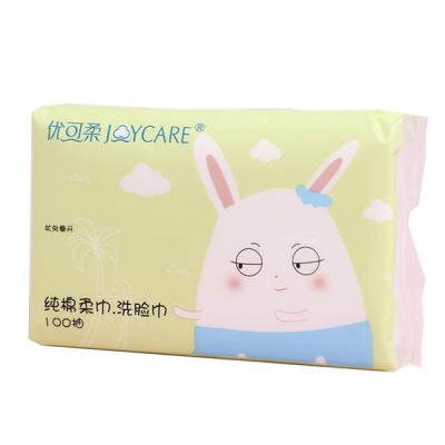China Boxed Dry Facial Tissue Towel Cleaning Non Woven Soft Comfortable Touch for sale