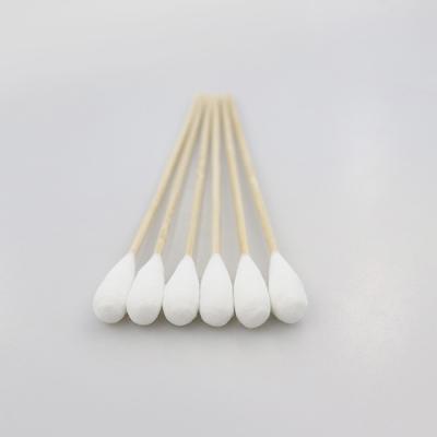 China Bamboo Ear Cleaning CE 50pcs Wooden Cotton Swabs for sale