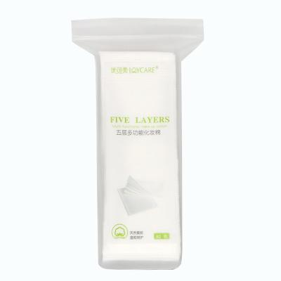 China 5*7cm Five-layer lint free facial cleansing makeup cotton pad for sale