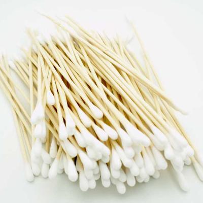 China One Head Pointed Tip FDA Disposable Cotton Swab for sale