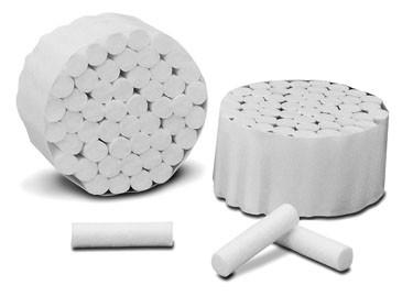 China Consumable Material Dental Cotton Roll High Absorbency Softness 100% 90*80mm for sale