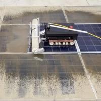China Robotic Brilliance-Panel Module Cleaning Brush Robot for Gleaming Solar/PV Panels for sale